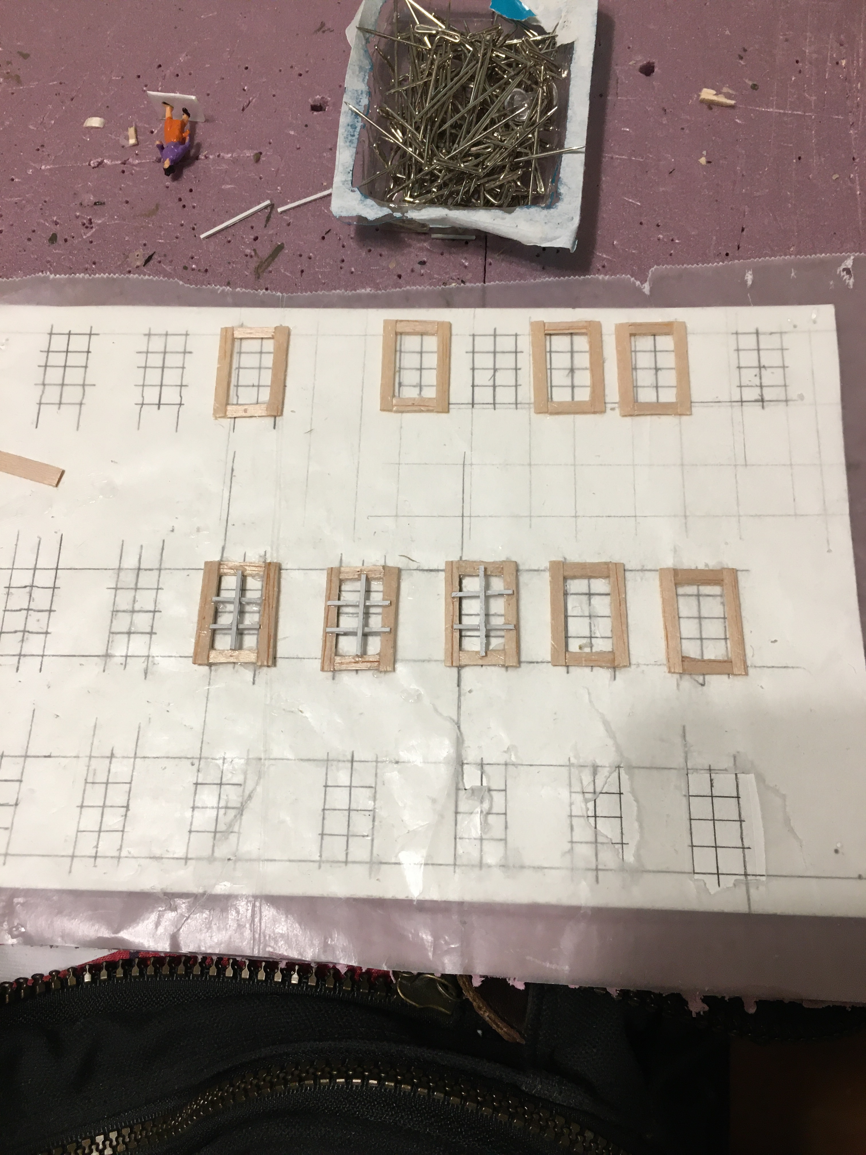 Scratch-Built Paned Windows in HO Scale – A Coffee State of Mind
