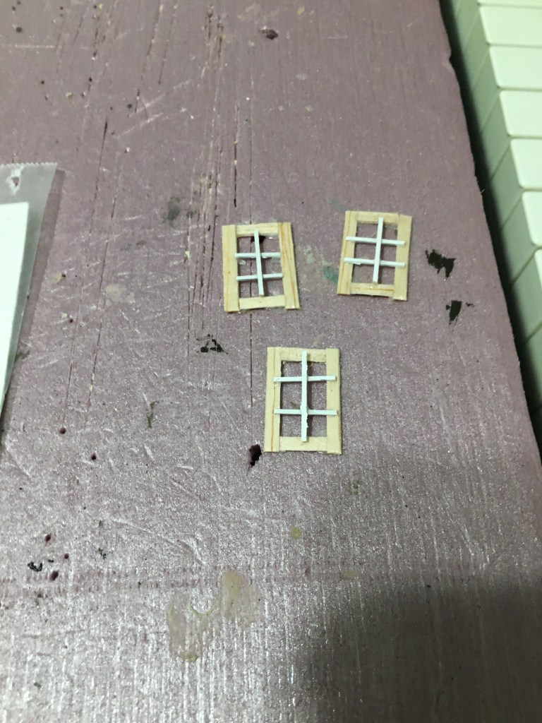 Scratch-Built Paned Windows in HO Scale – A Coffee State of Mind