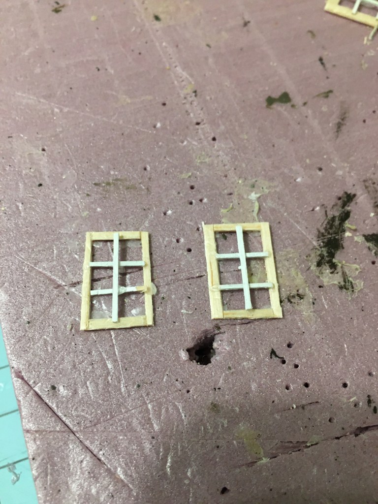 Scratch-Built Paned Windows in HO Scale – A Coffee State of Mind