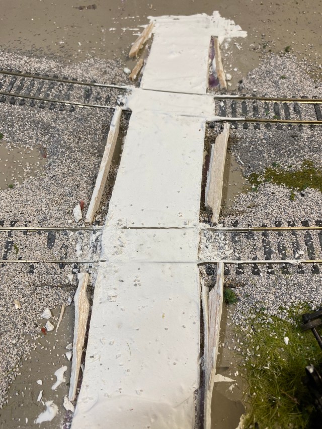 How to Build a Grade Crossing on an HO Scale Model Railroad – A Coffee ...